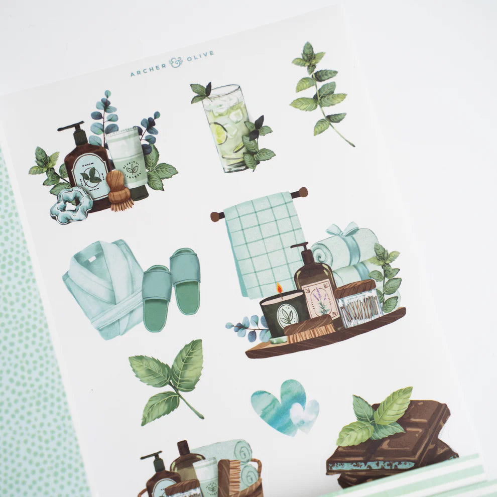Archer & Olive Minty Fresh Planning Kit | Paper Kooka