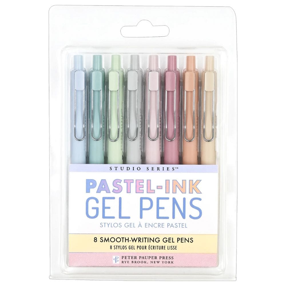 Pastel Gel Pens - 8 Colours Set | Paper Kooka