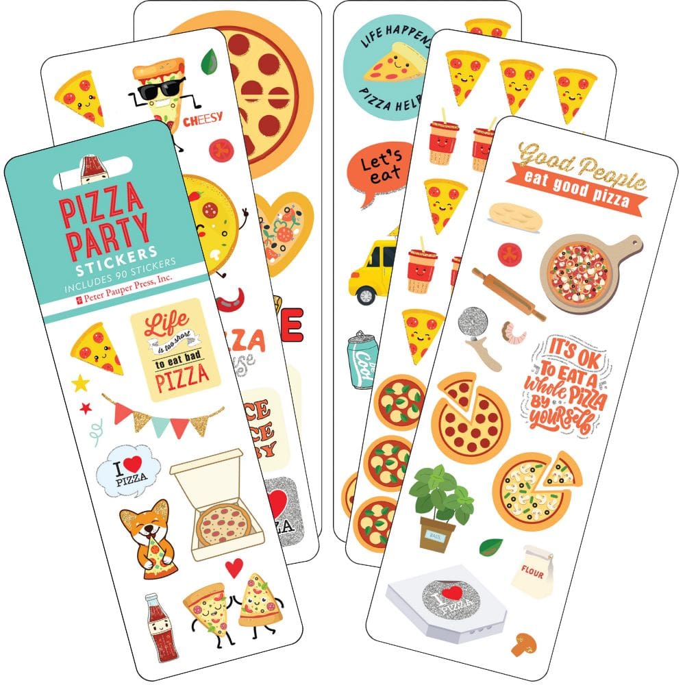Pizza Party Sticker Set | Paper Kooka Australia
