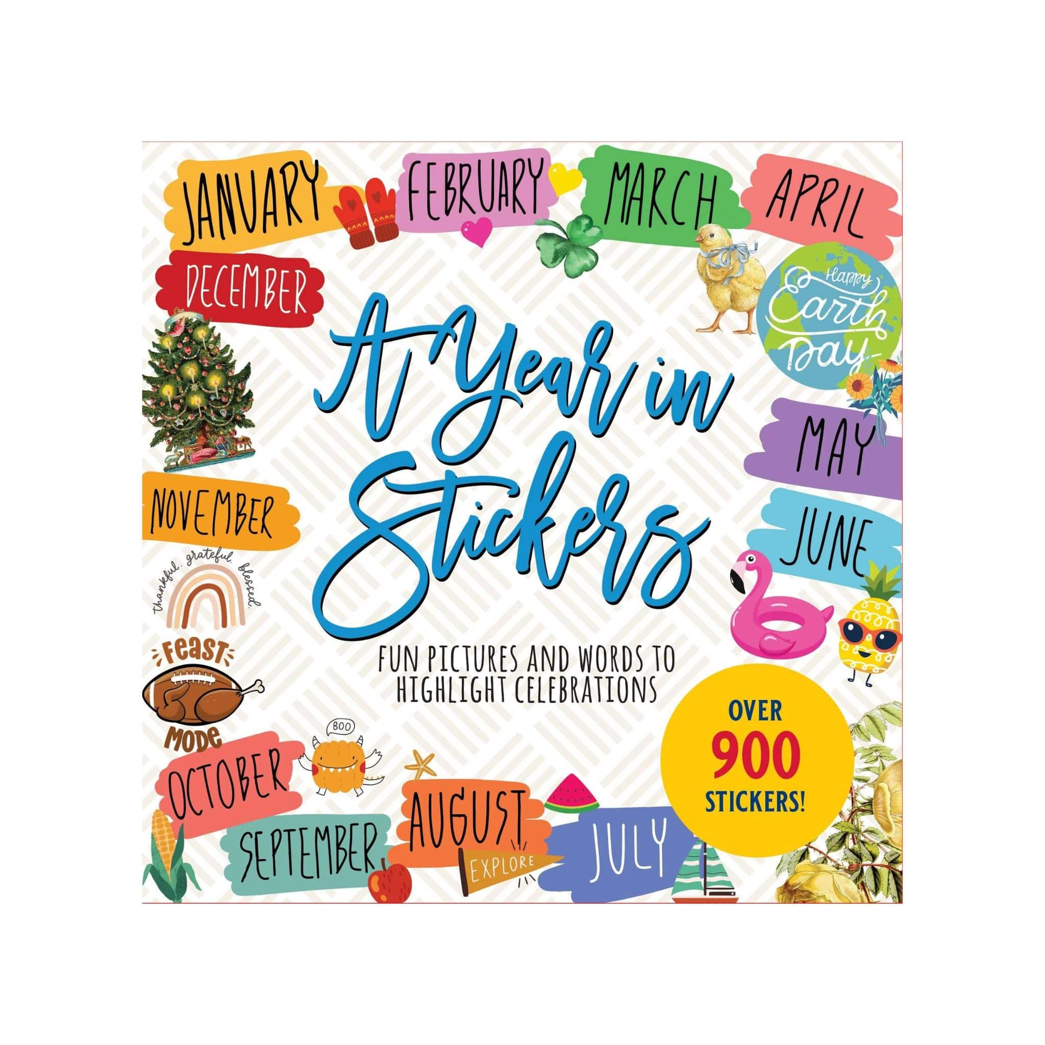 A Year in Stickers Sticker Book | Paper Kooka Australia