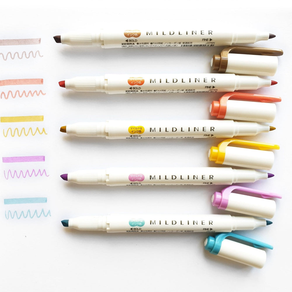 Zebra Mildliner Double Ended Highlighters | Paper Kooka Australia